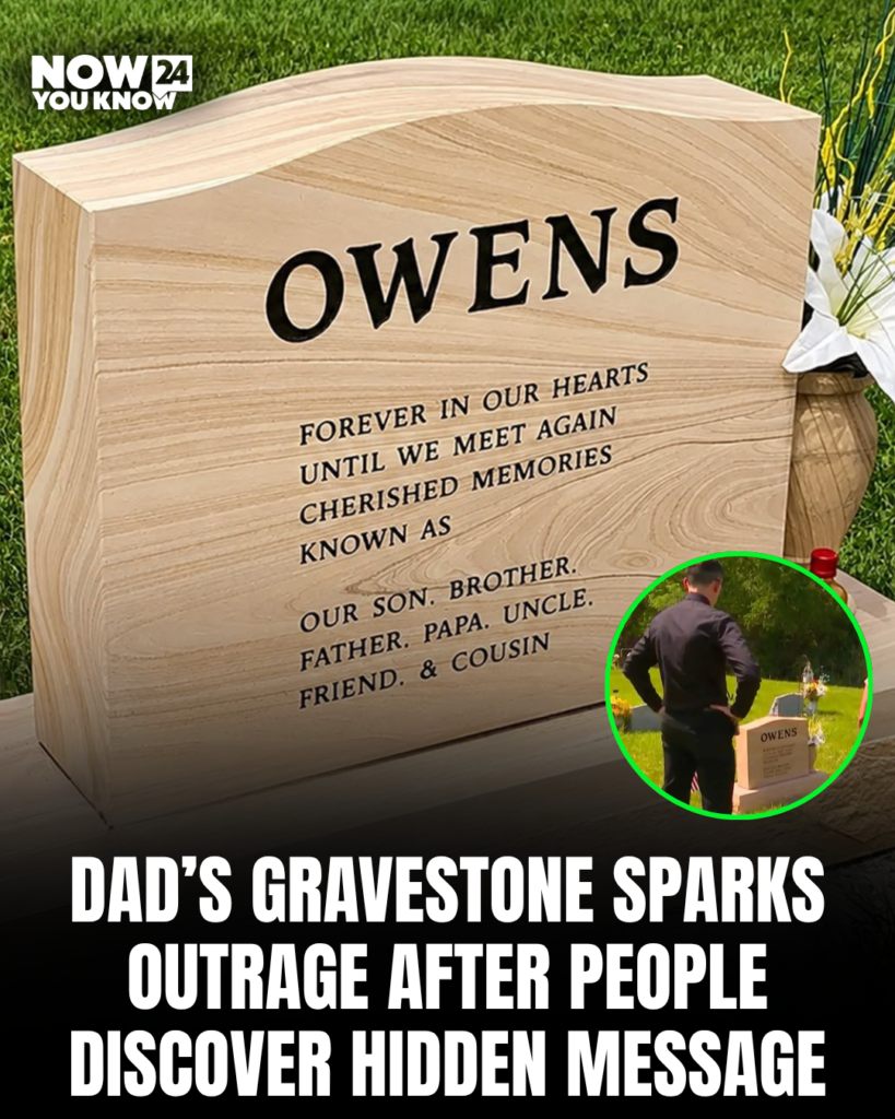 Dad’s Gravestone Sparks Outrage After People Discover Hidden Message ...